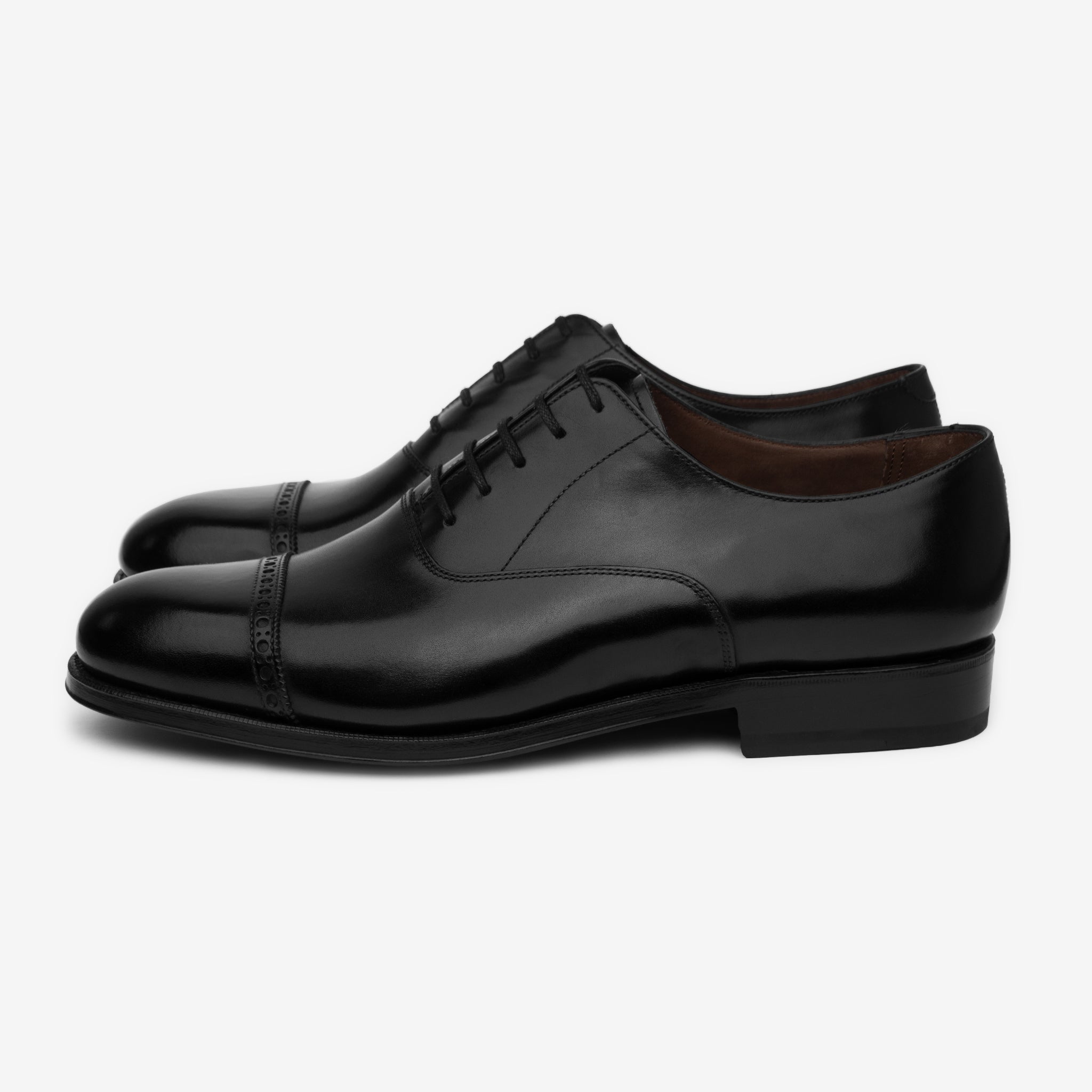 Punch Cap Oxford - Black - Rui Last– Bridlen