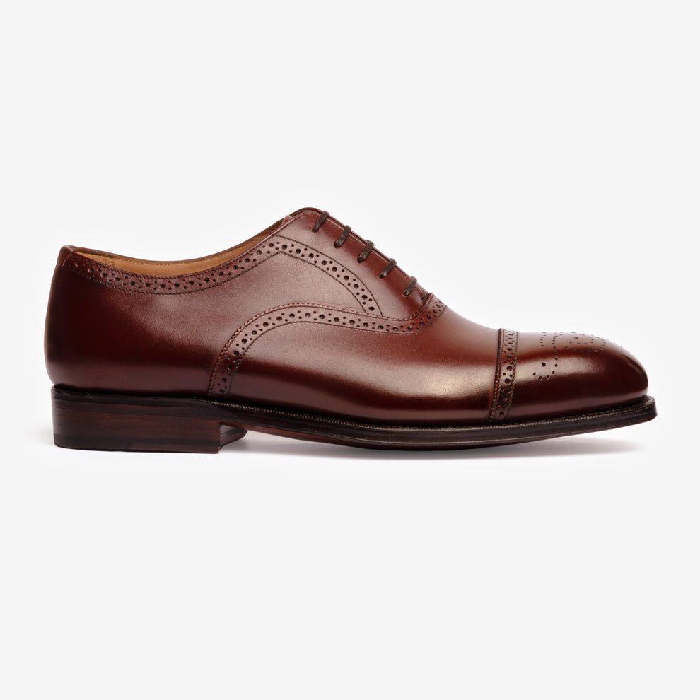 Semi Brogue Oxford - Burgundy - Char Last – Bridlen