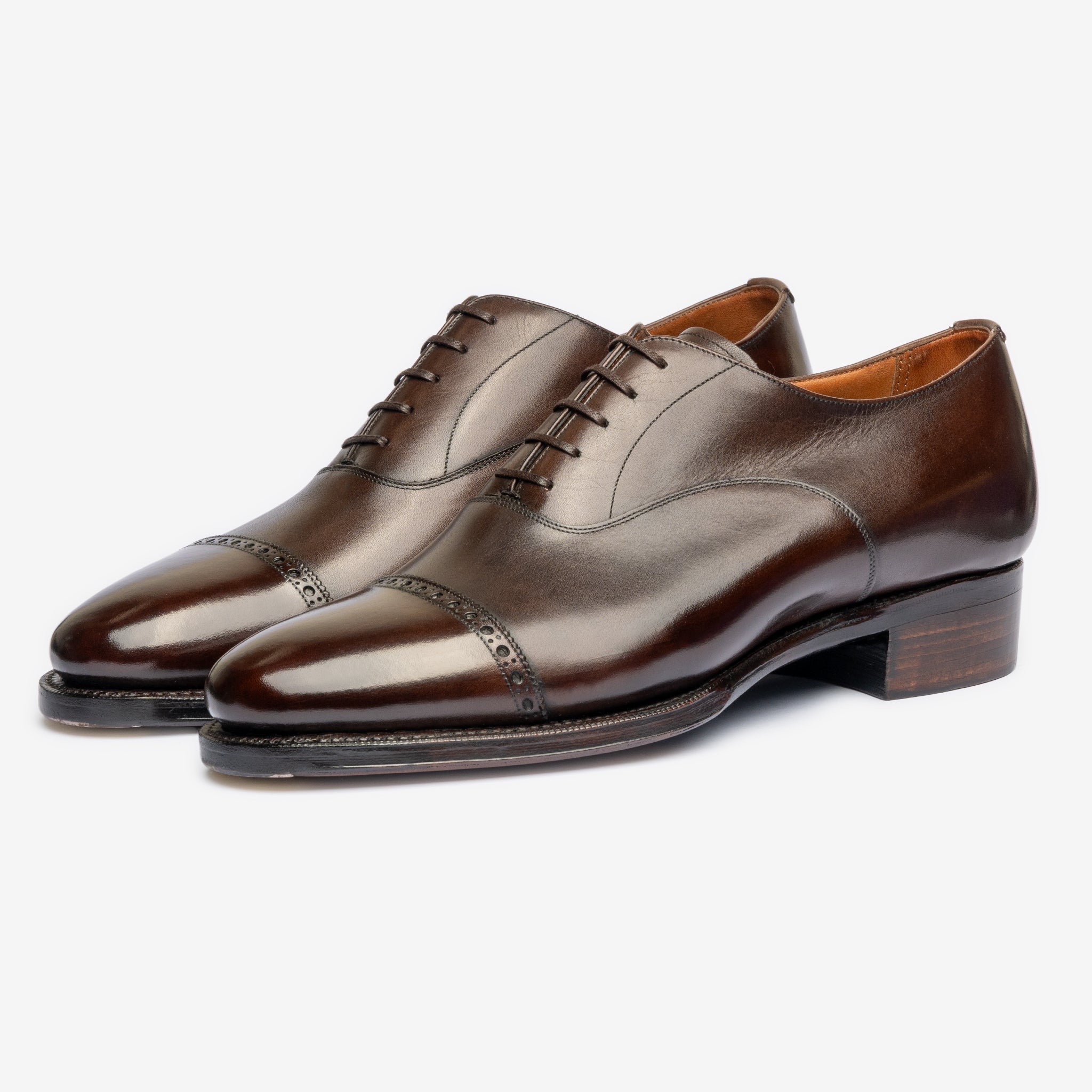 Punch Cap Oxford - Bitter Choco - Chip Last - Founders 25– Bridlen