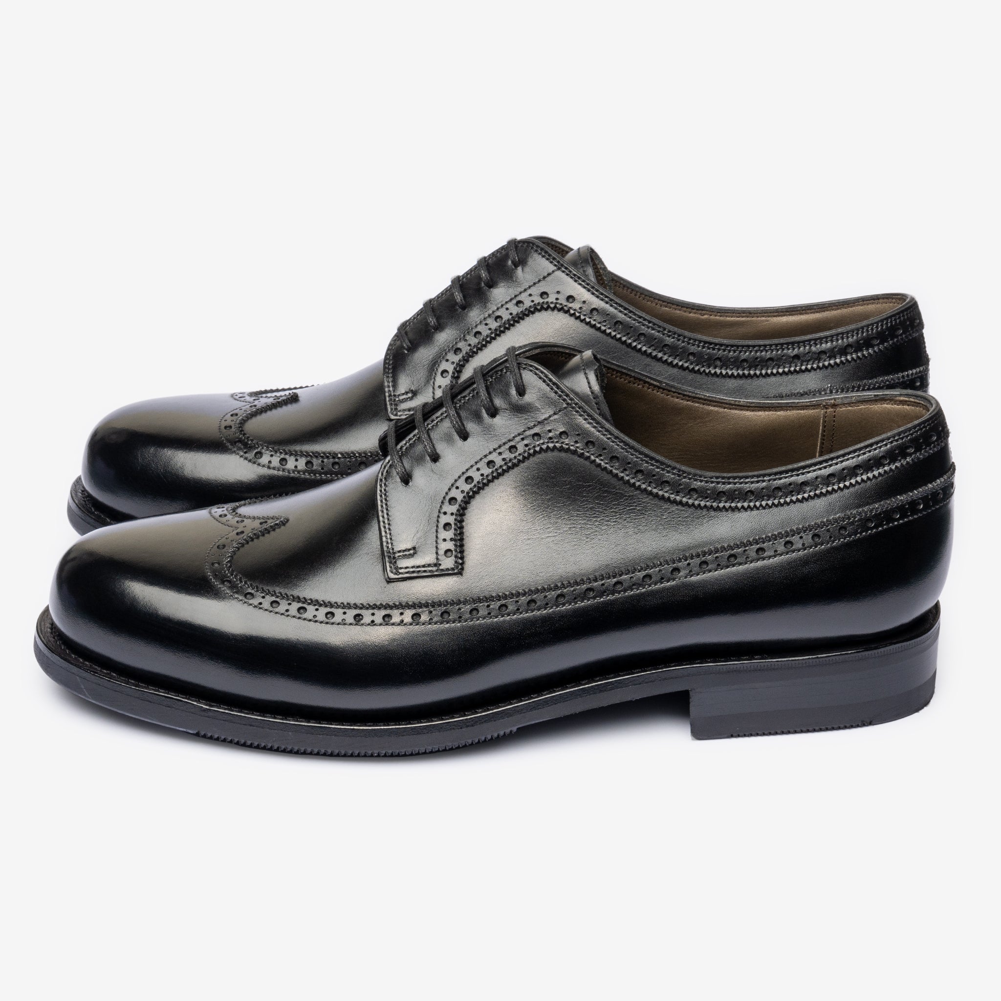 Longwing Derby - Black - Mod Last– Bridlen