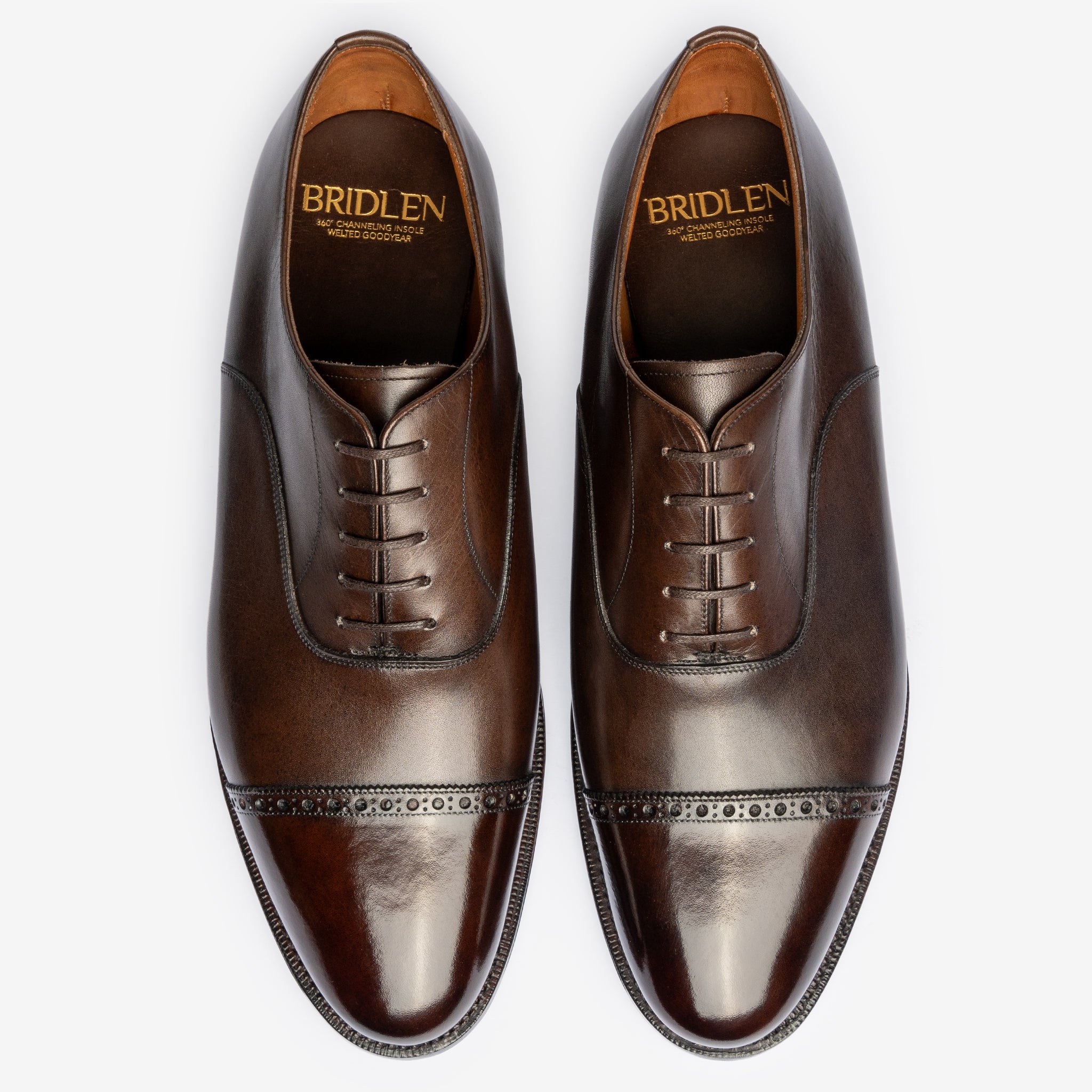 Punch Cap Oxford - Bitter Choco - Chip Last - Founders 25– Bridlen