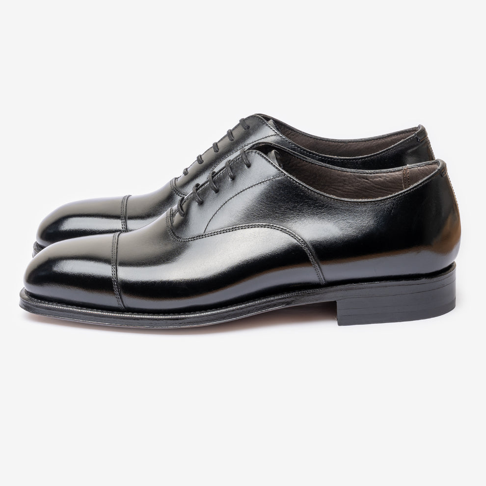 Straight Tip Oxford - Black - Char Last – Bridlen