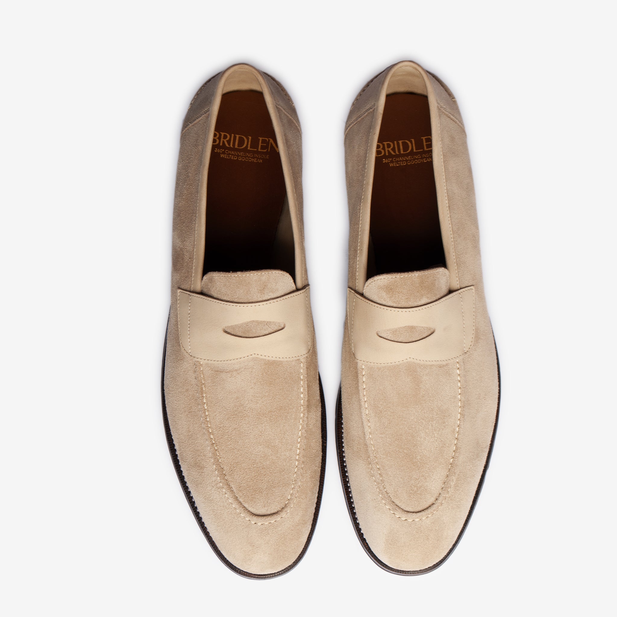 Unlined Penny Loafer II - Stone - Rufer Last - Janus Calf– Bridlen