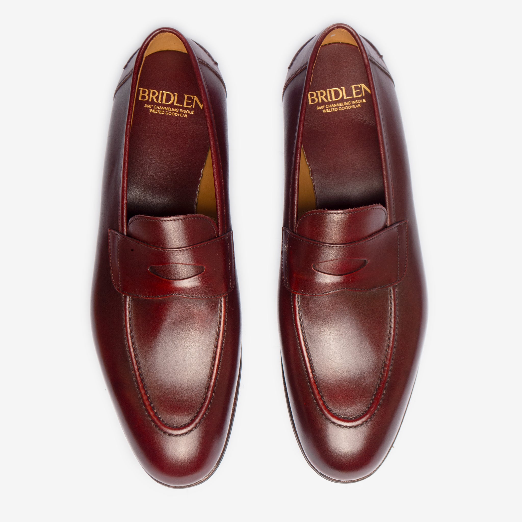 Penny Loafer II - Burgundy - Rufer Last– Bridlen